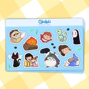 Ghibli - Sticker Sheet - Etsy