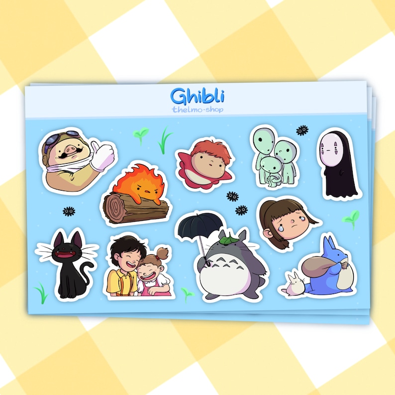 Ghibli - Sticker Sheet - Etsy