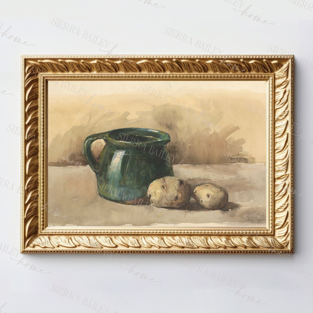 Still Life Potatoes Digital Download Digital Print Printable Wall Art ...