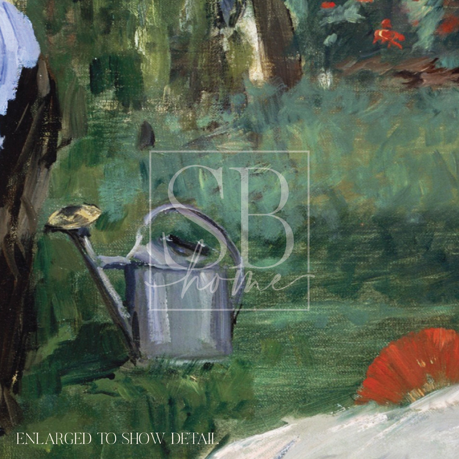 The Monet Family in Their Garden at Argenteuil Digital Download Digital ...