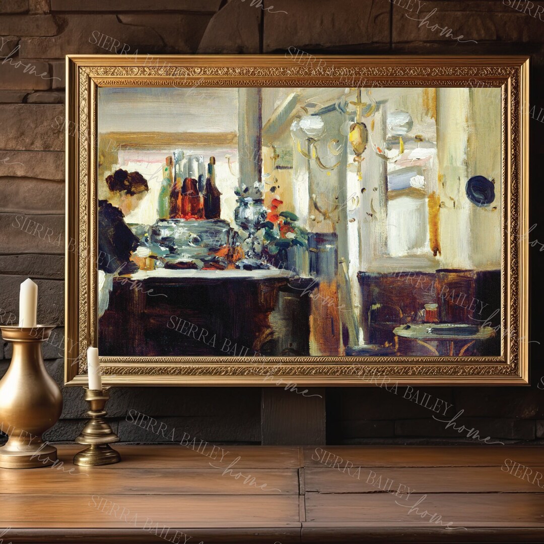 Bon Bock Cafe Digital Download Digital Print Printable Wall Art ...