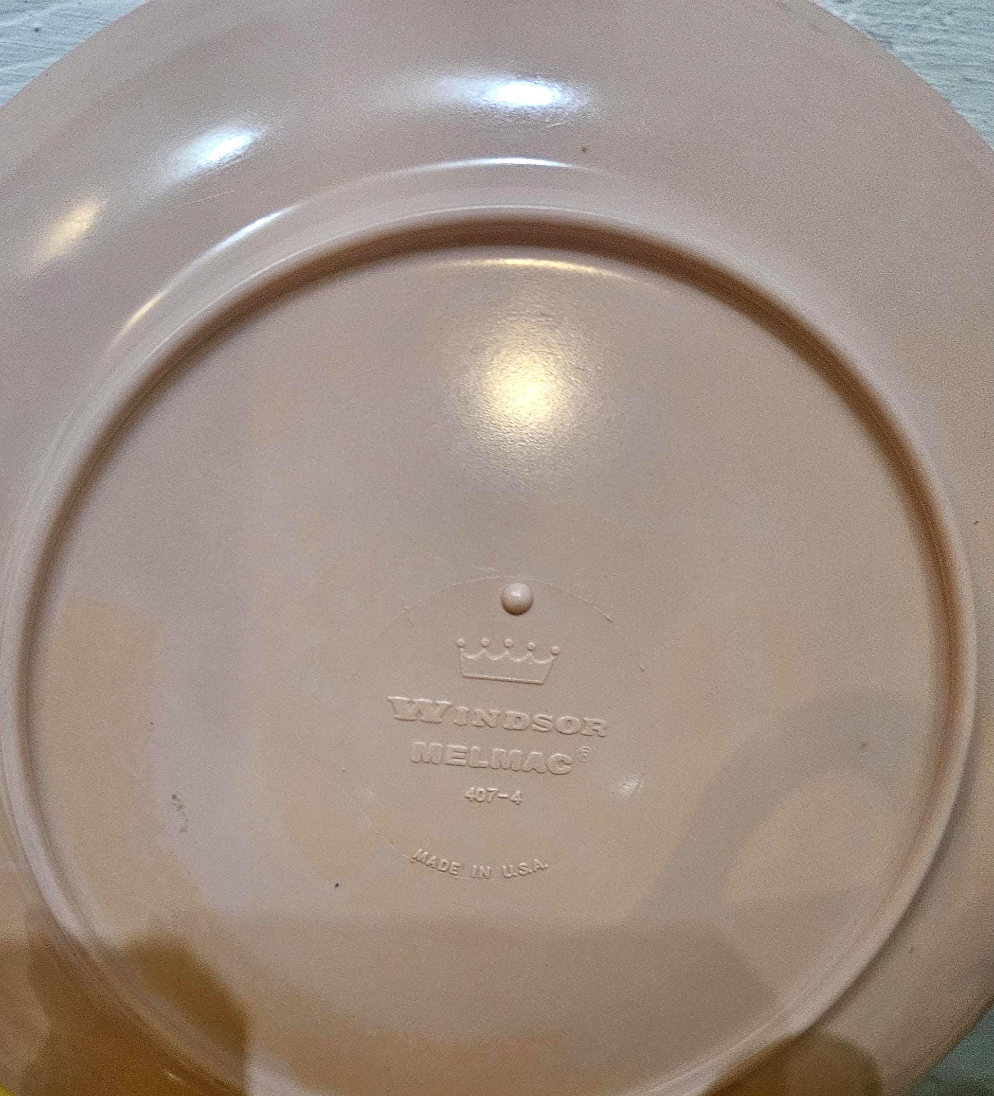 Set of 8 Pink Windsor Melmac 7 Plates - Etsy