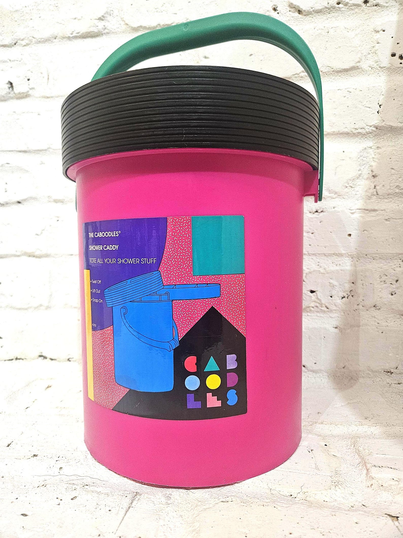 Caboodles 1990s Never-used Shower Caddy in Pink, Black and Teal. - Etsy