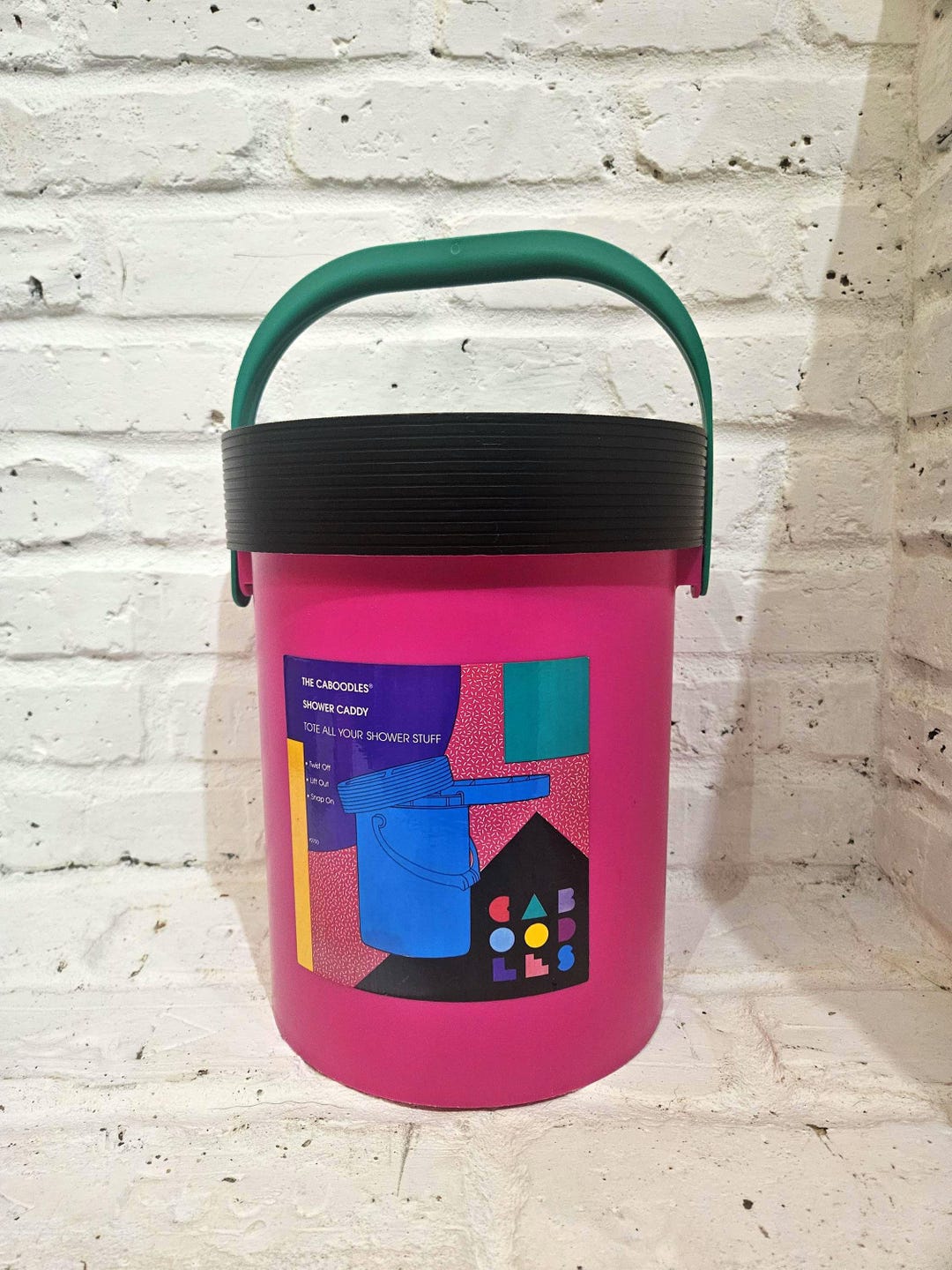 Caboodles 1990s Never-used Shower Caddy in Pink, Black and Teal. - Etsy