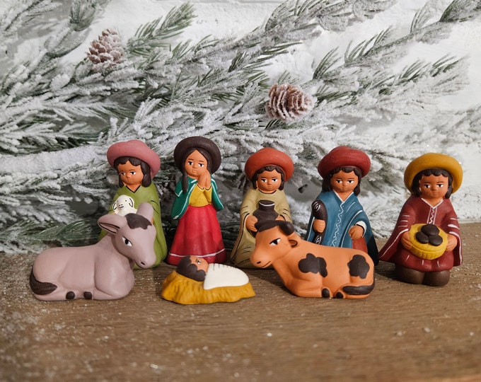 Mexican Nativity Set Handmade - Etsy