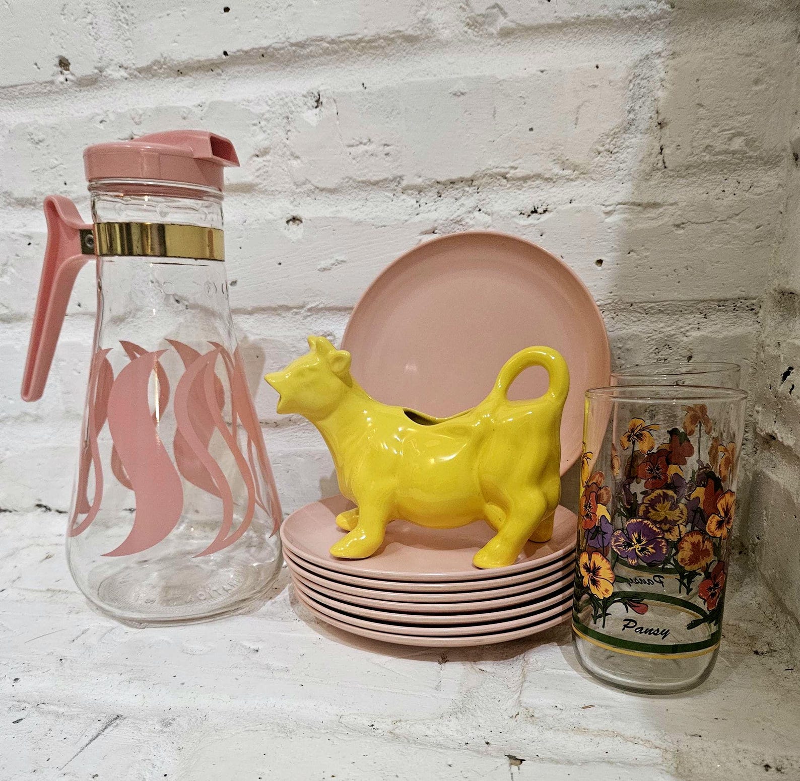 Set of 8 Pink Windsor Melmac 7 Plates - Etsy