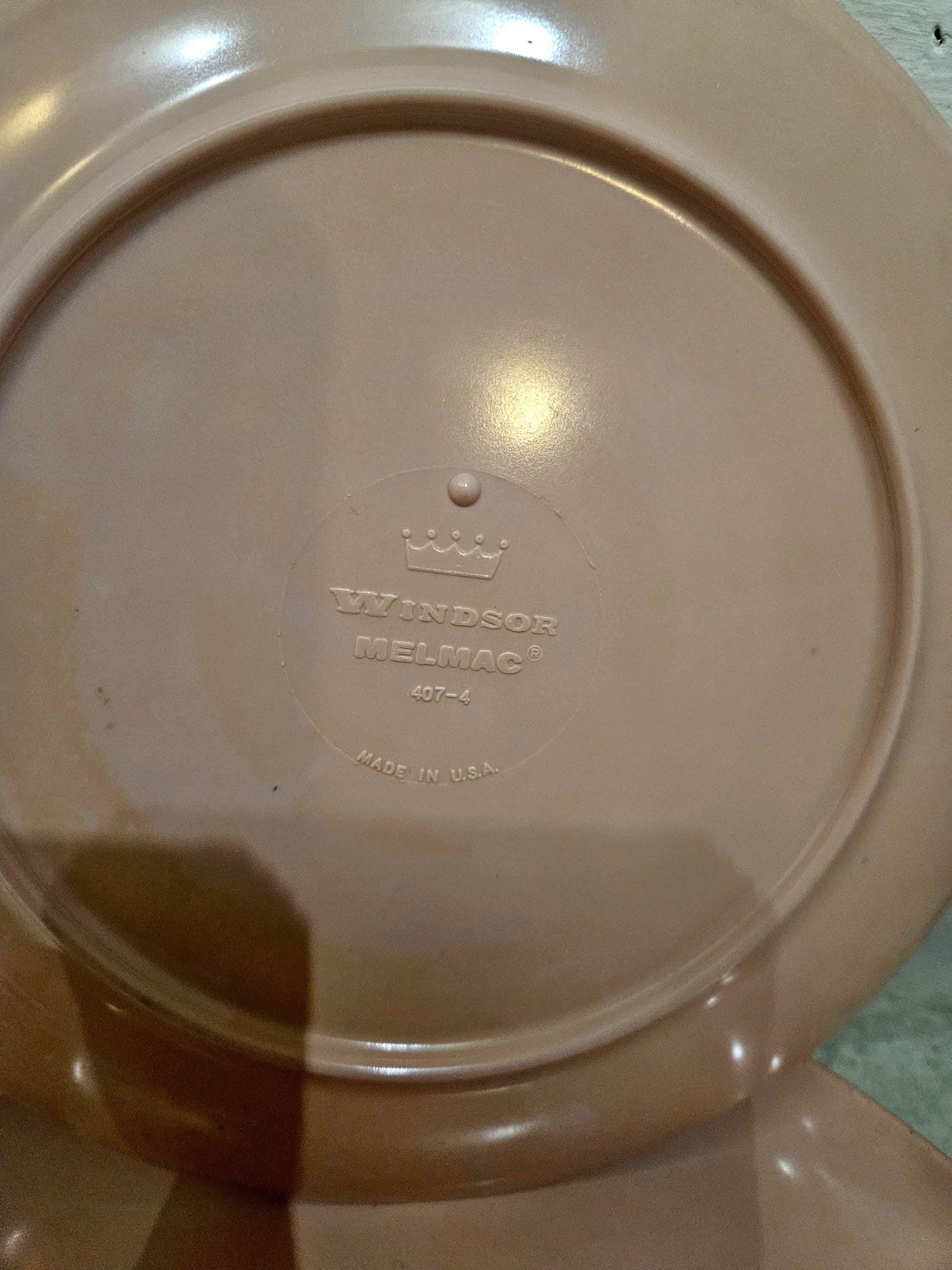 Set of 8 Pink Windsor Melmac 7 Plates - Etsy