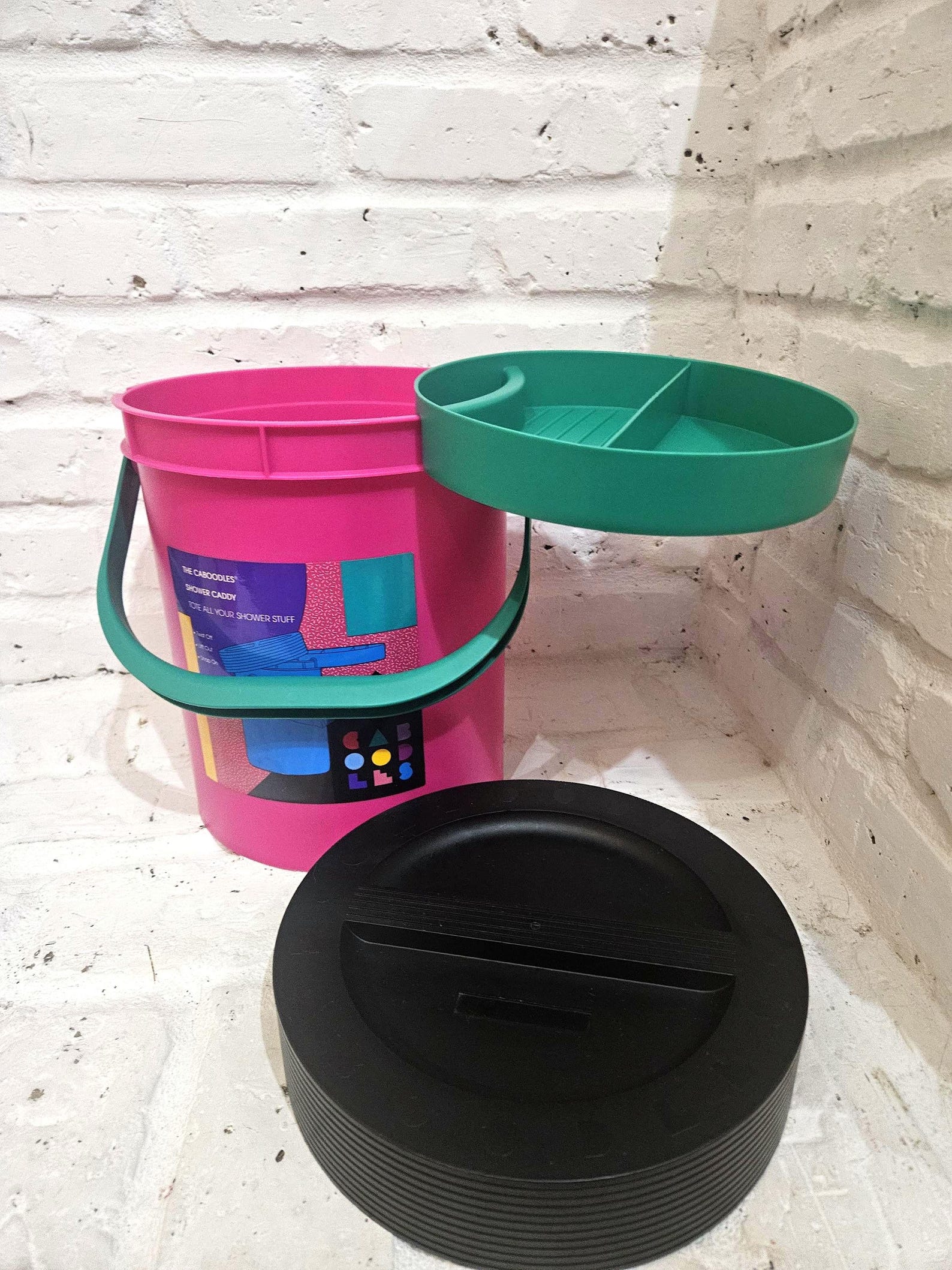 Caboodles 1990s Never-used Shower Caddy in Pink, Black and Teal. - Etsy