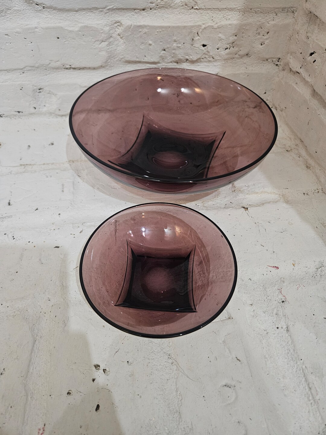 Mid Century Hazel Atlas Purple Dish Set - Etsy