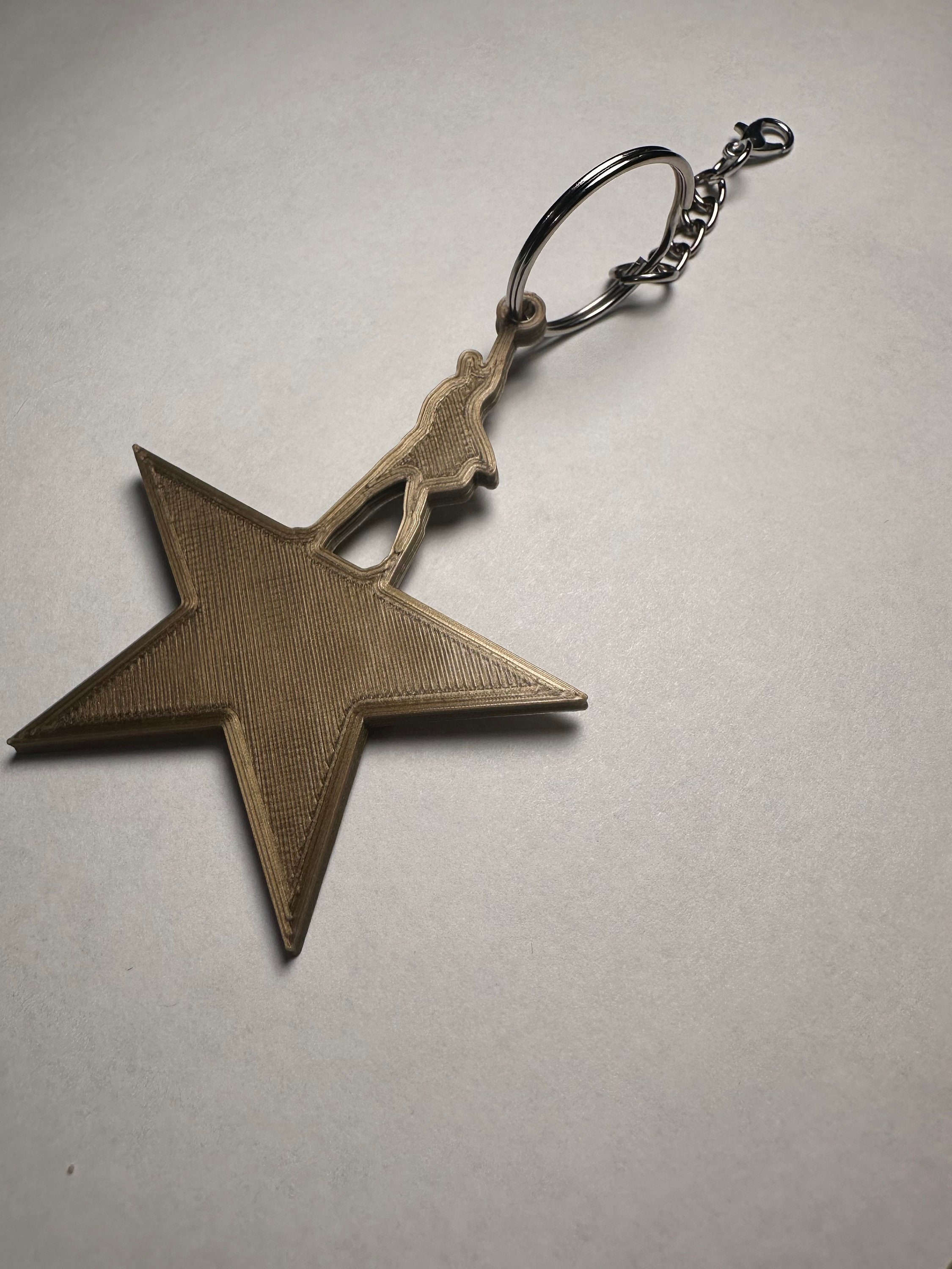 Hamilton Logo Keychain 3D Printed Gold or Black - Etsy