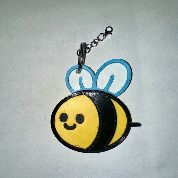 Bumble Bee Keychain - Etsy