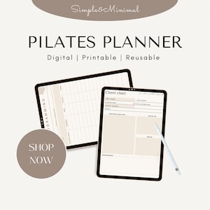 Pilates Class Plan and Client Tracking for Instructors | PLEASE NOTE ...