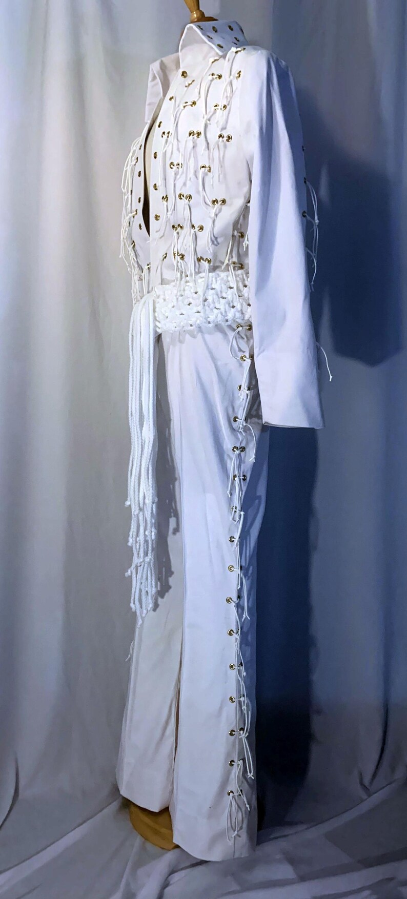Elvis Knot Suit Jumpsuit Tribute Artist Custom Size Stage Costume With ...