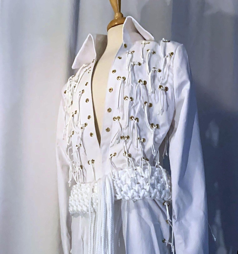 Elvis Knot Suit Jumpsuit Tribute Artist Custom Size Stage Costume With ...