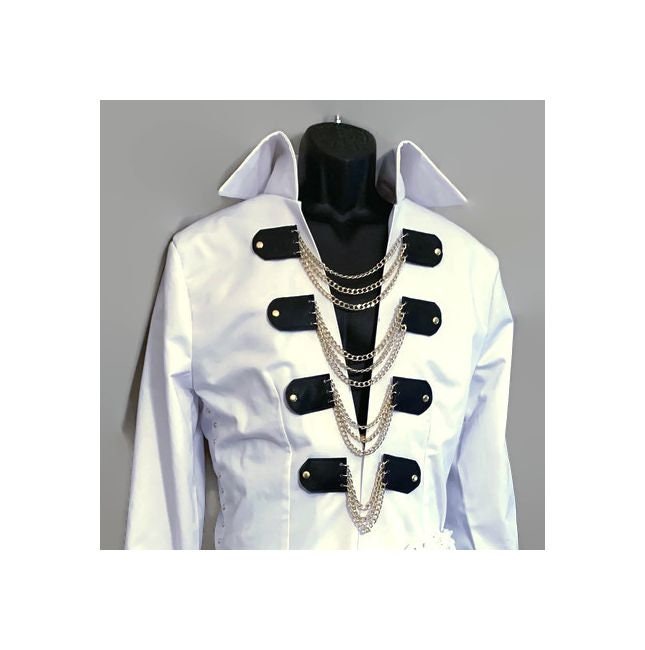 Elvis Chain Jumpsuit Tribute Artist Custom Size Stage Costume With ...