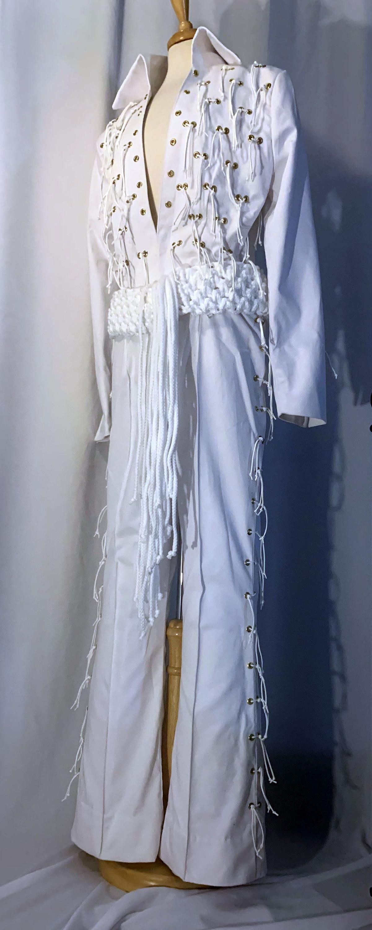 Elvis Knot Suit Jumpsuit Tribute Artist Custom Size Stage Costume With ...