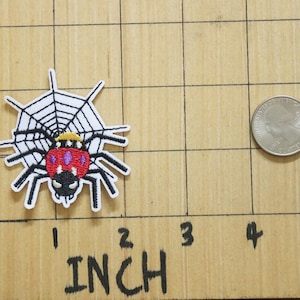 Spider Web Patch, Spider Patch, Iron on Patch, Embroidered Patch ...