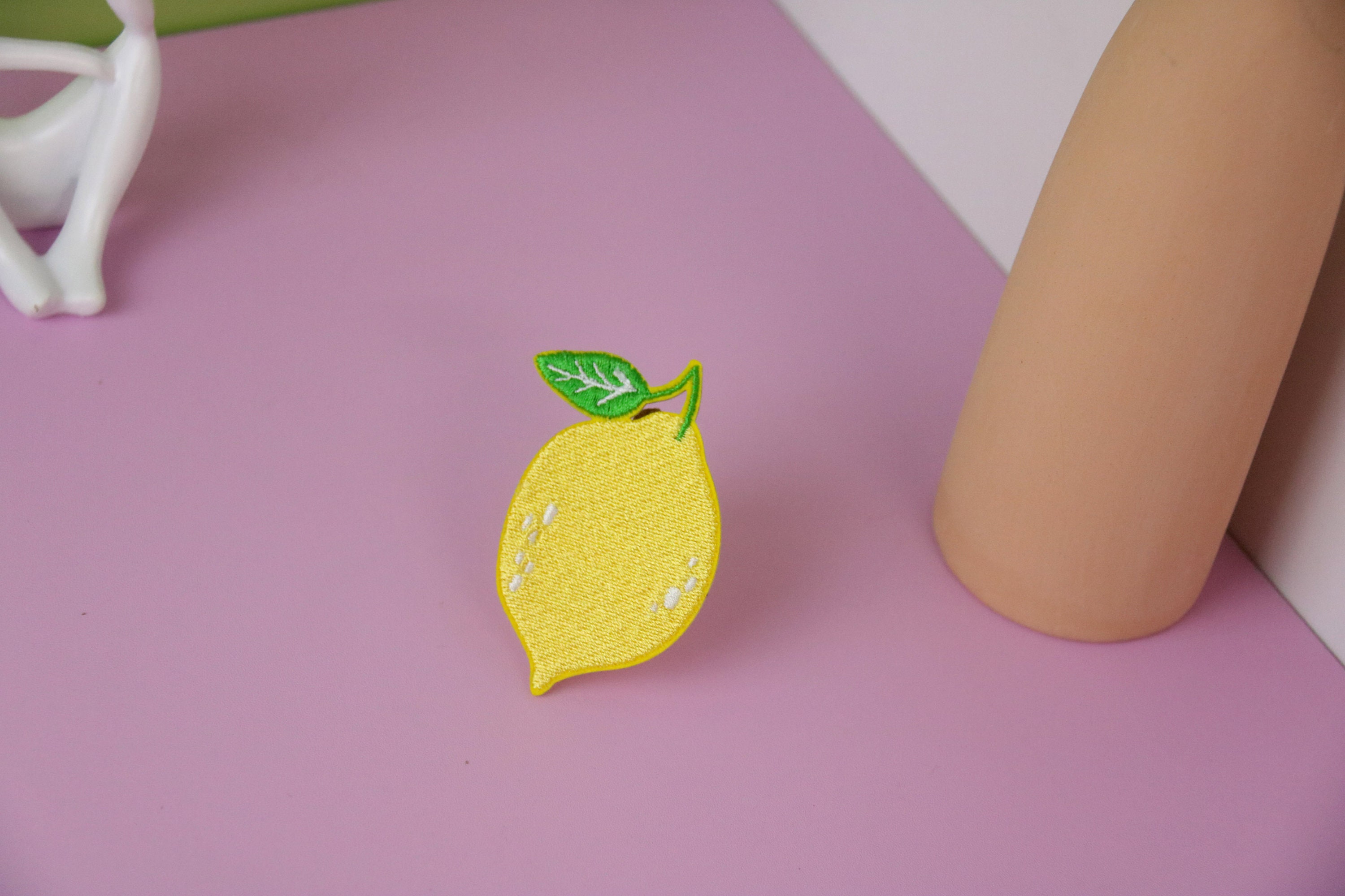 Gorgeous Lemon Patch, Iron on Patch, Embroidered Patch, Applique, Patch for Jacket, Patch for ...