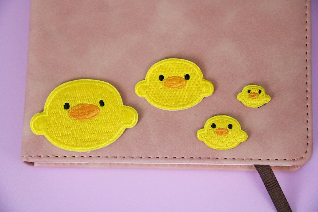 A Set of 4 Cute Stick Ducks Patch, Iron on Patch, Embroidered Patch ...