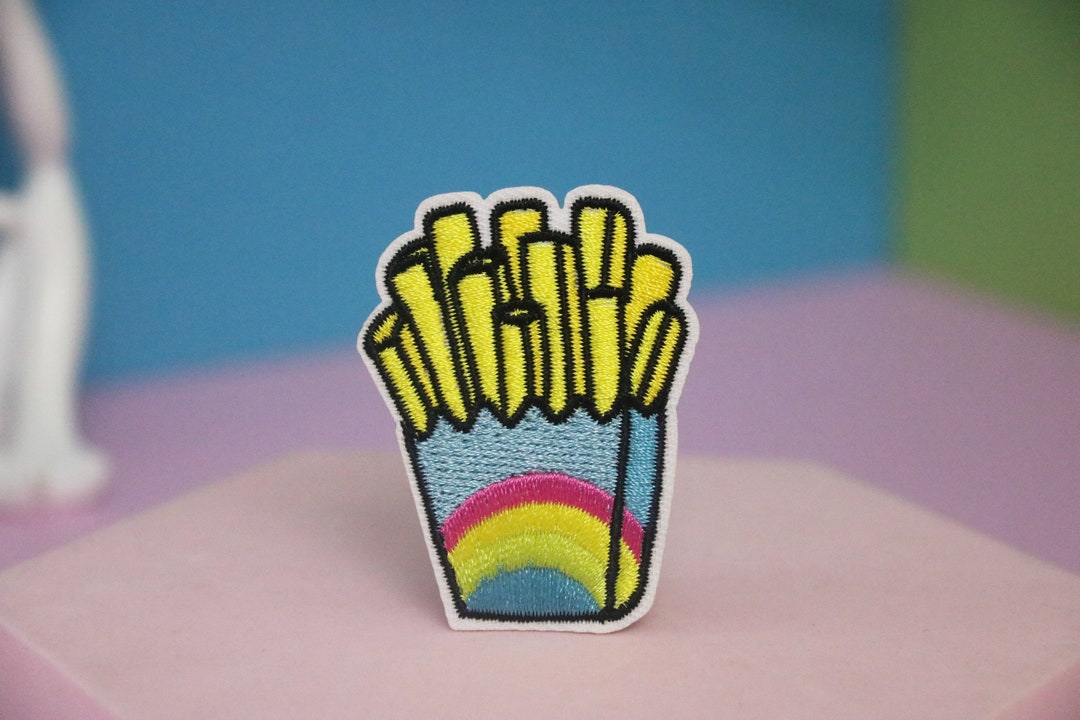Chips Patch, French Fries Patch, Iron on Patch, Embroidered Patch ...