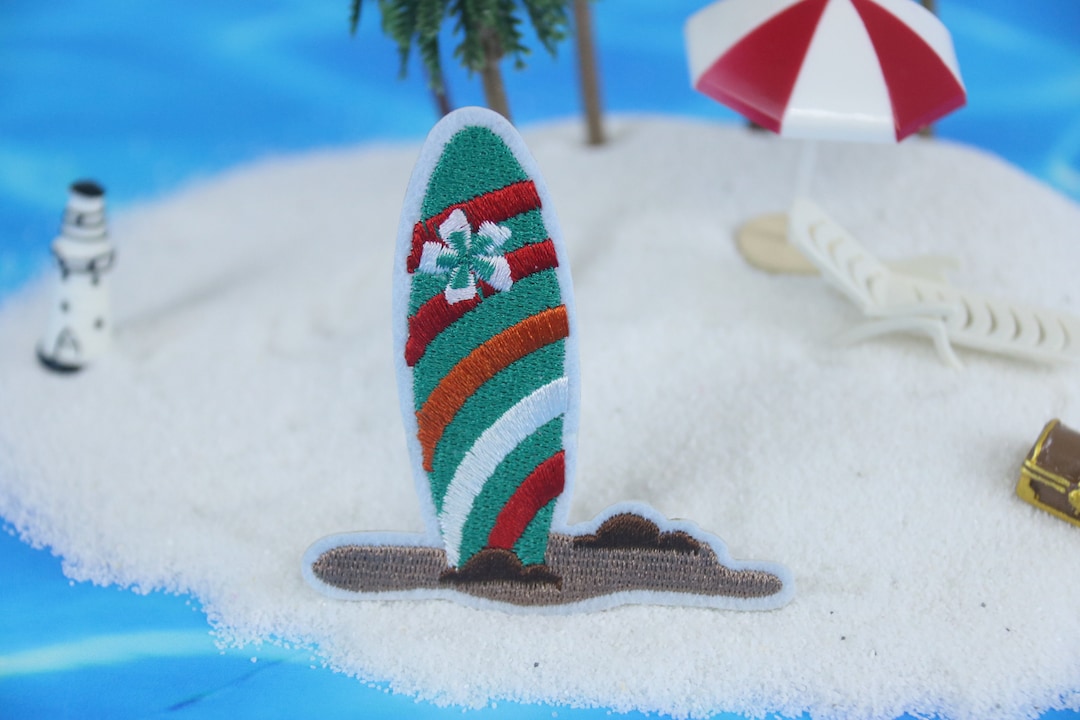 Surfboard Patch, Beach Patch, Iron on Patch, Embroidered Patch ...