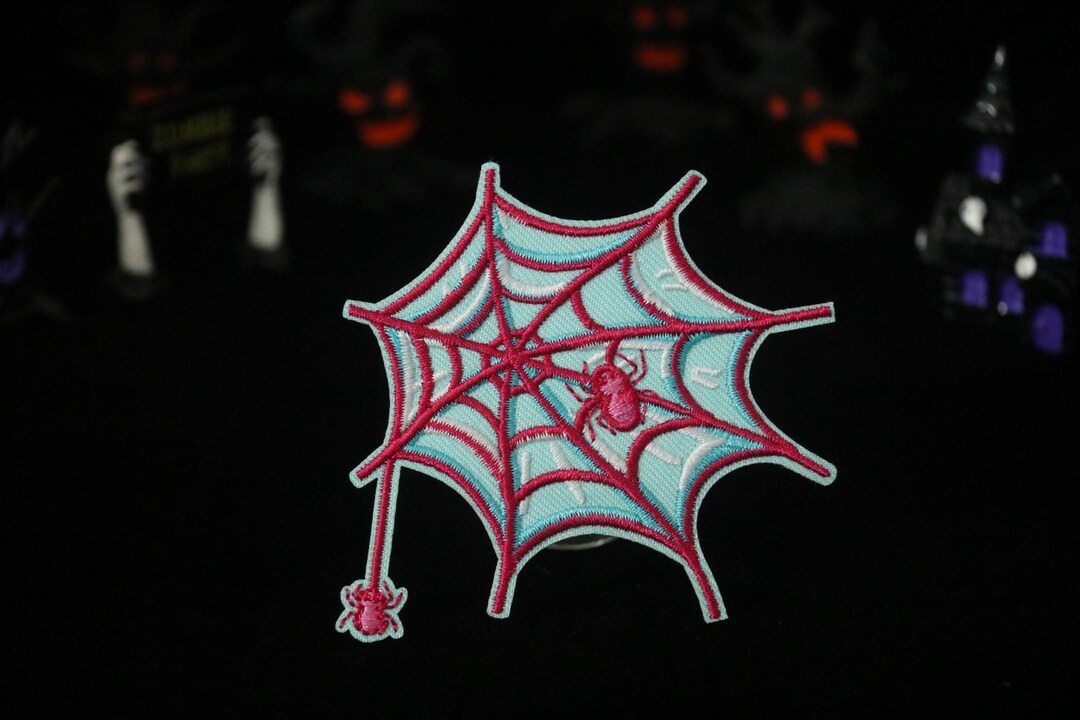 Spider Patch, Spider We Patch, Halloween, Iron on Patch, Embroidered ...