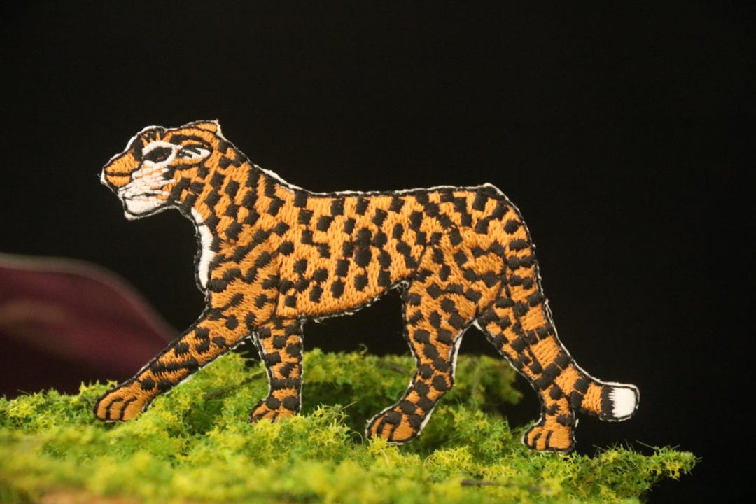 Leopard Patch, Cheetah Patch, Iron on Patch, Embroidered Patch ...