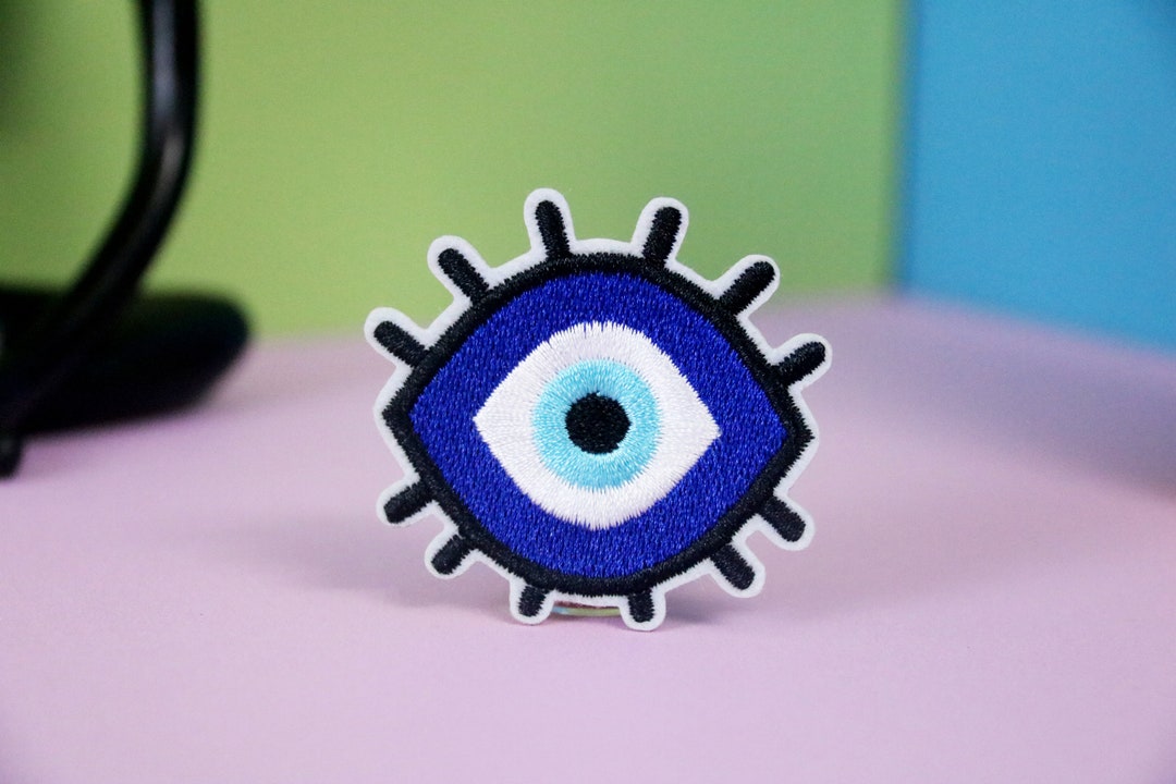 Blue Eye Patch, Eye of Horus Patch, Iron on Patch, Embroidered Patch ...