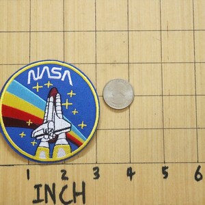 NASA Patch, Spacecraft Patch, Rainbow, Iron on Patch, Embroidered Patch ...