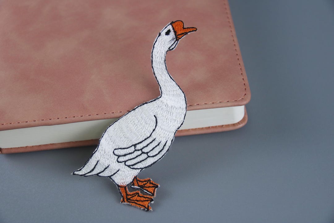 Gorgeous Goose Patch, Iron on Patch, Embroidered Patch, Applique, Patch ...