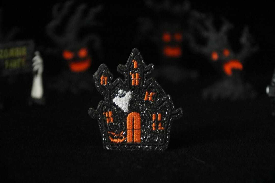 Creepy Castle Patch, Spooky Patch, for Halloween, Iron on Patch ...