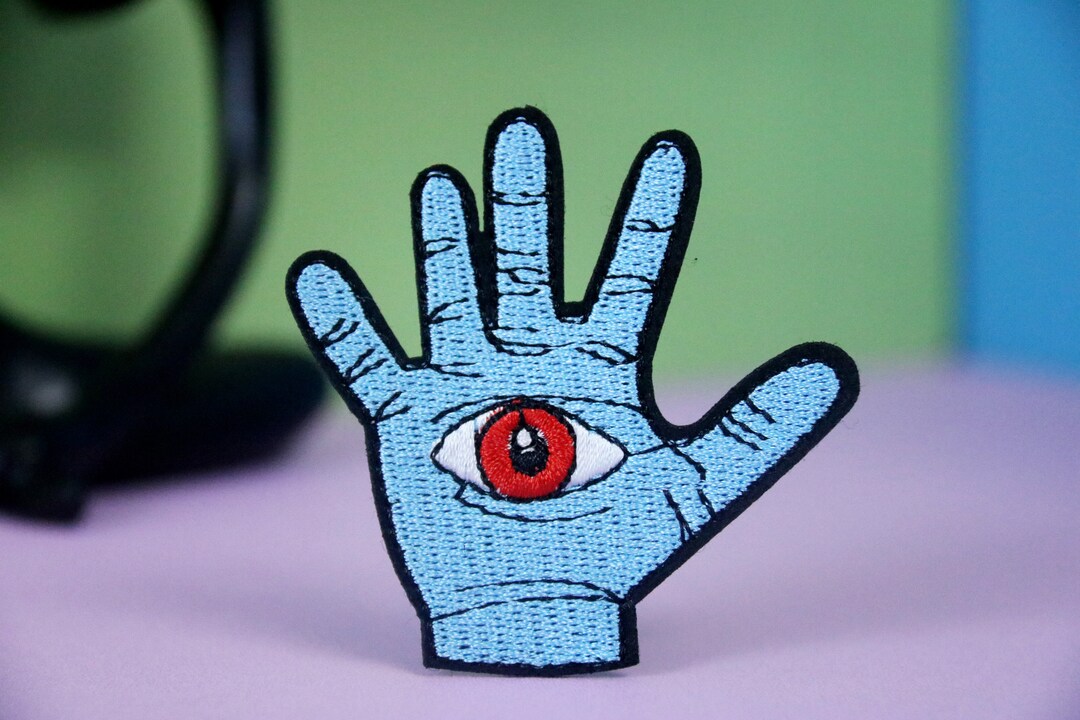 Eye on the Palm Patch, Iron on Patch, Embroidered Patch, Applique ...