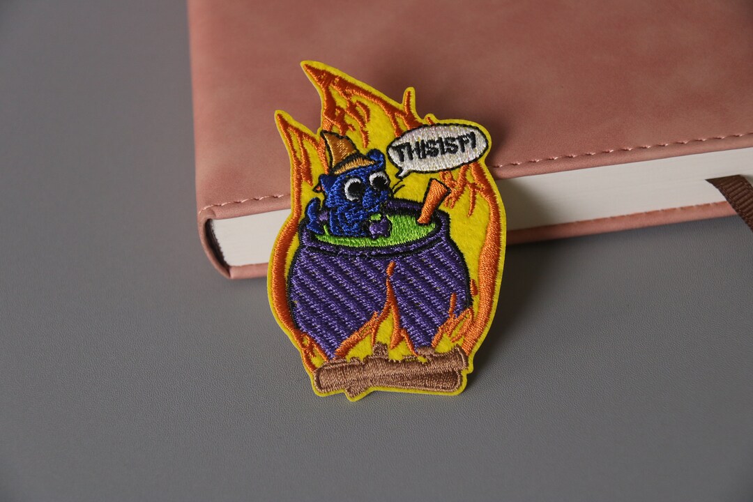 This is Fine Patch, Optimism Patch, Iron on Patch, Embroidered Patch, Applique, Patch for Jacket ...
