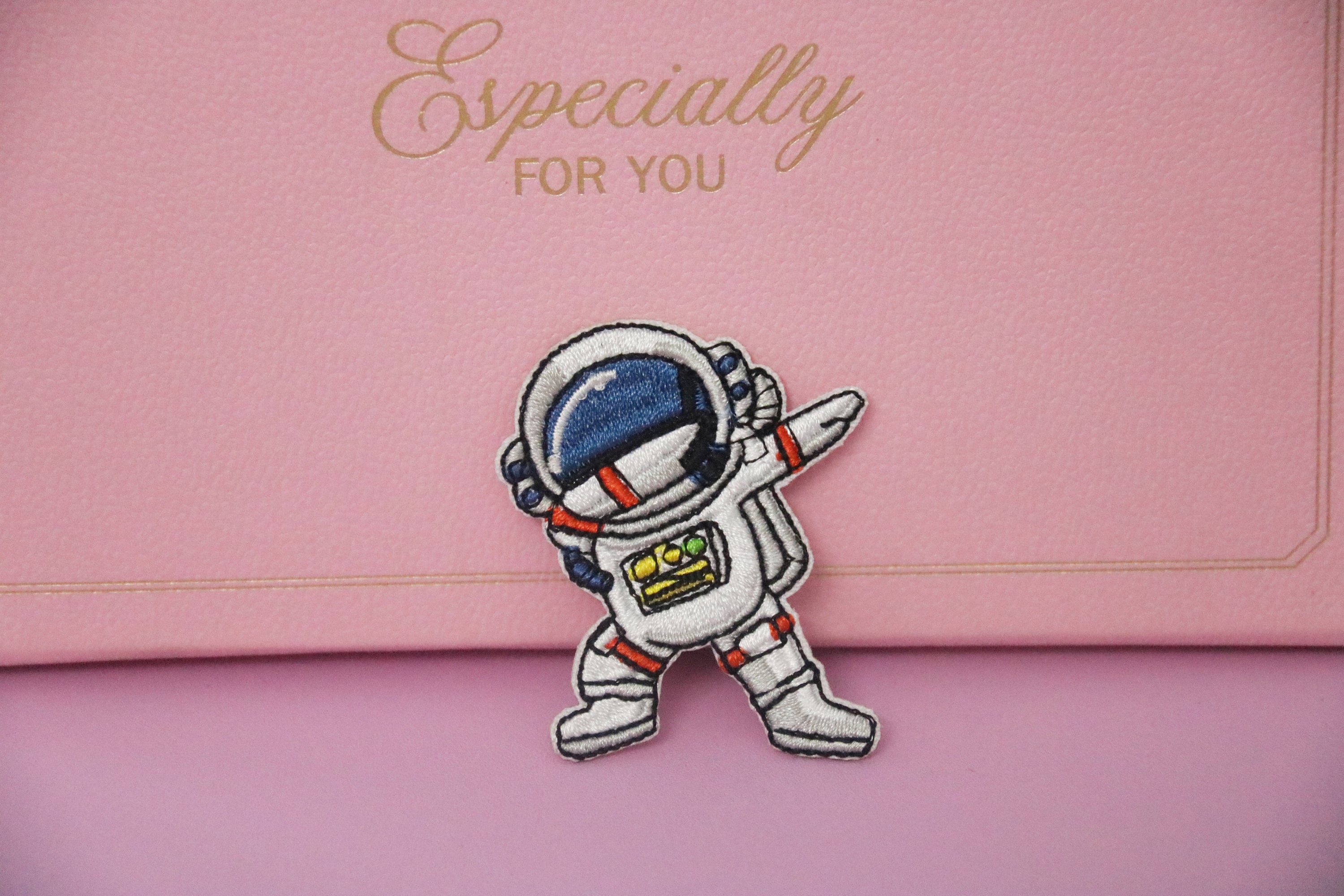 Dancing Astronaut Patch, Spaceman Patch, Iron on Patch, Embroidered ...