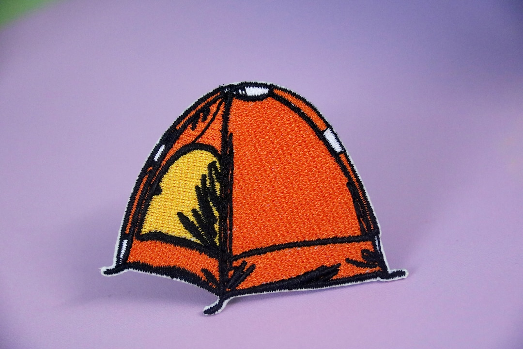 Tent Patch, Camping Patch, Iron on Patch, Embroidered Patch, Applique ...