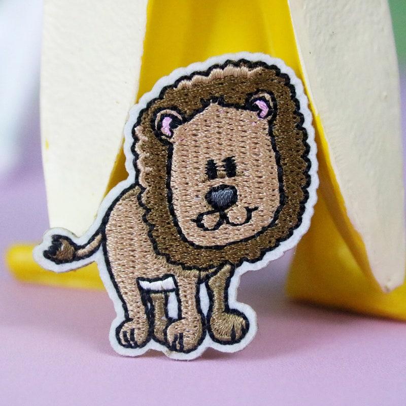 Lion Patch - Etsy