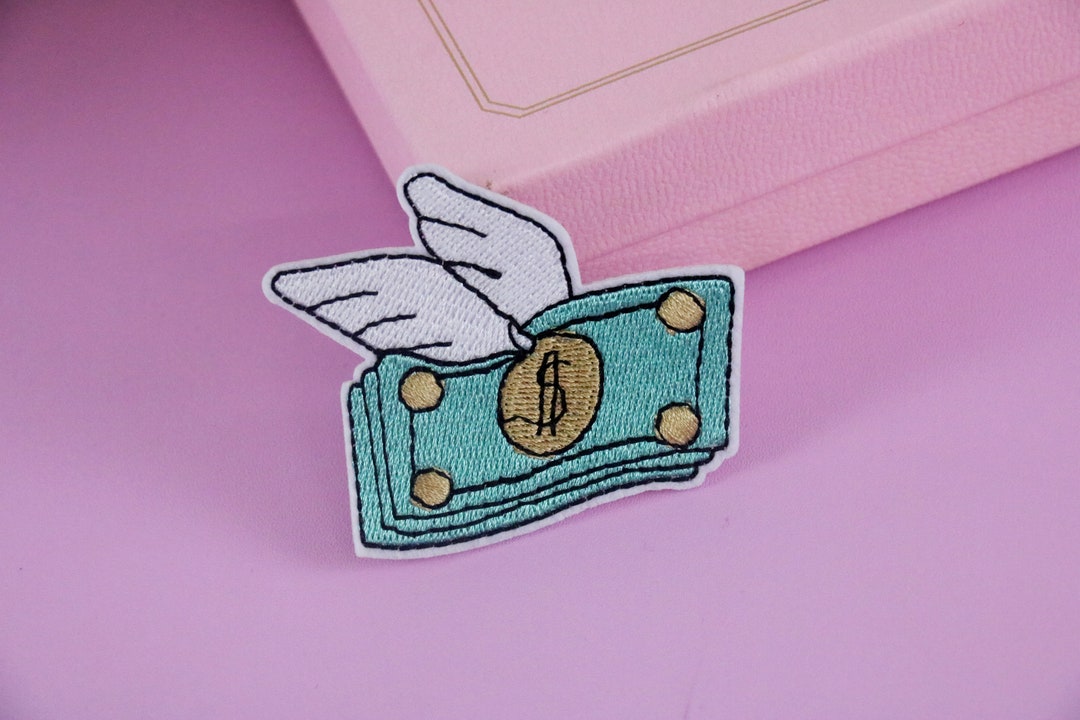Flying Money Patch, Cash Patch, Dollars Patch, Iron on Patch ...