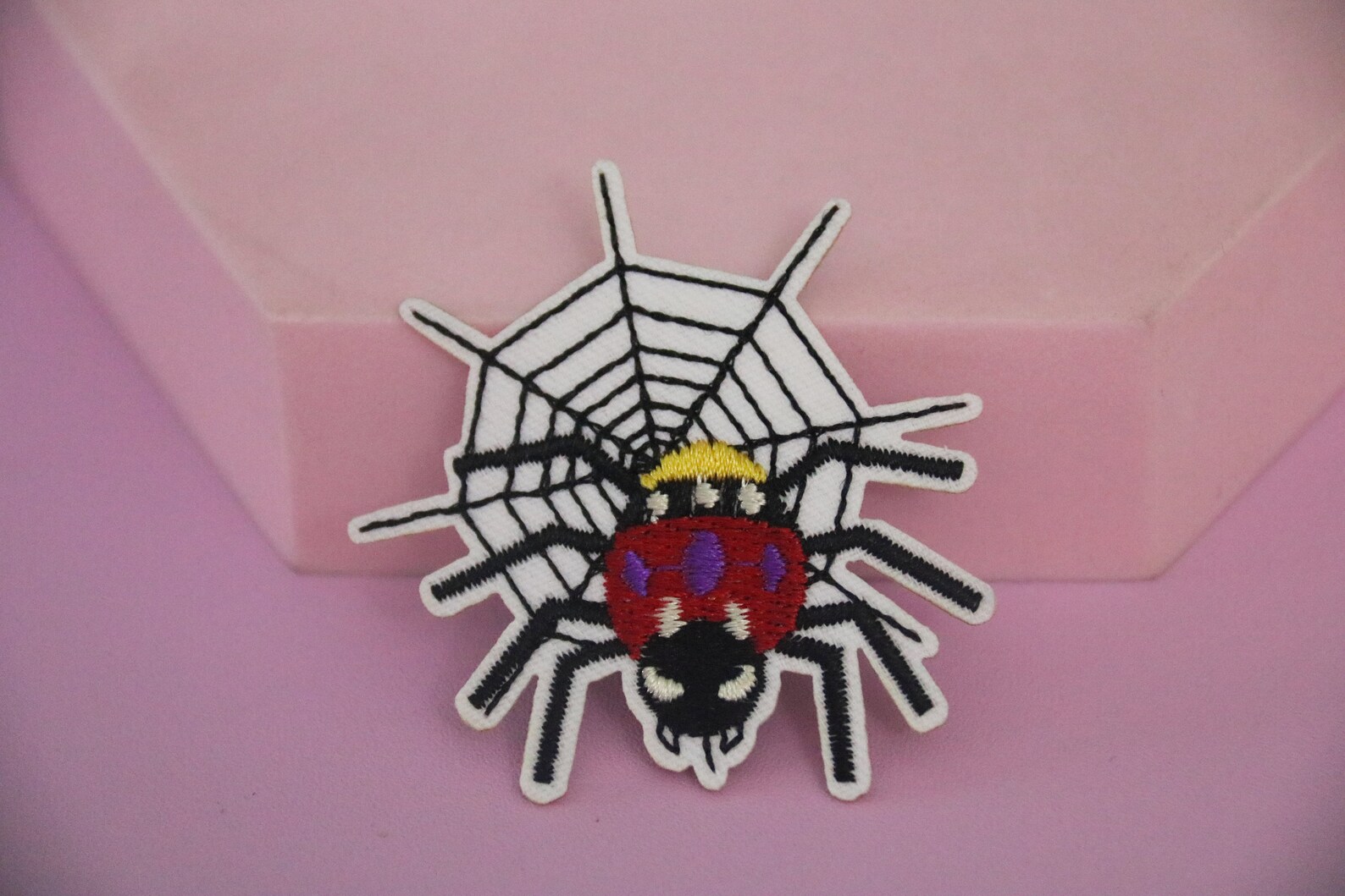 Spider Web Patch, Spider Patch, Iron on Patch, Embroidered Patch ...