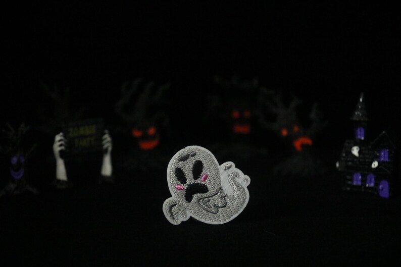 Ghost Patch, for Halloween Patch, Iron on Patch, Embroidered Patch ...