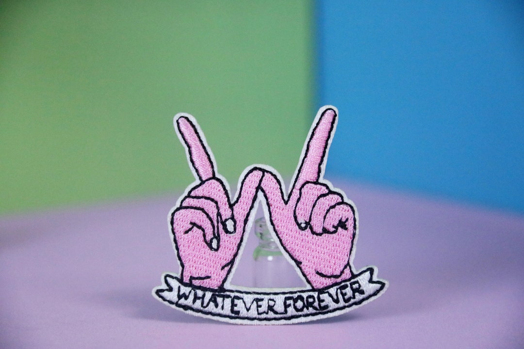 Whatever Patch, Forever Patch, Iron on Patch, Embroidered Patch ...