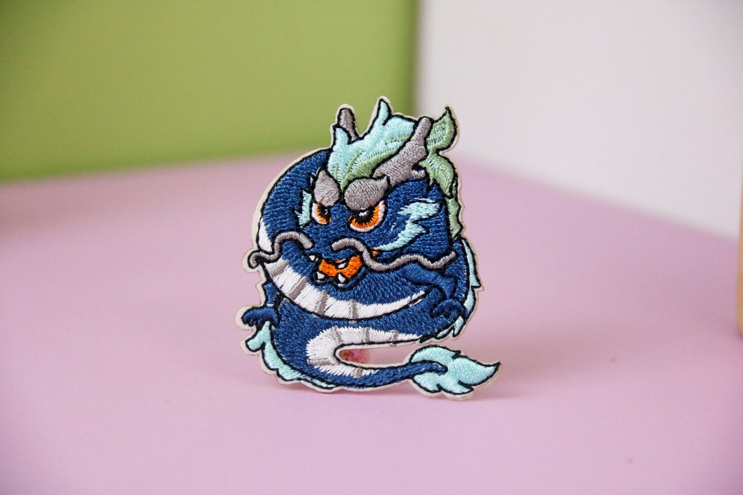 Cute Dragon Patch, Iron on Patch, Embroidered Patch, Applique, Patch ...
