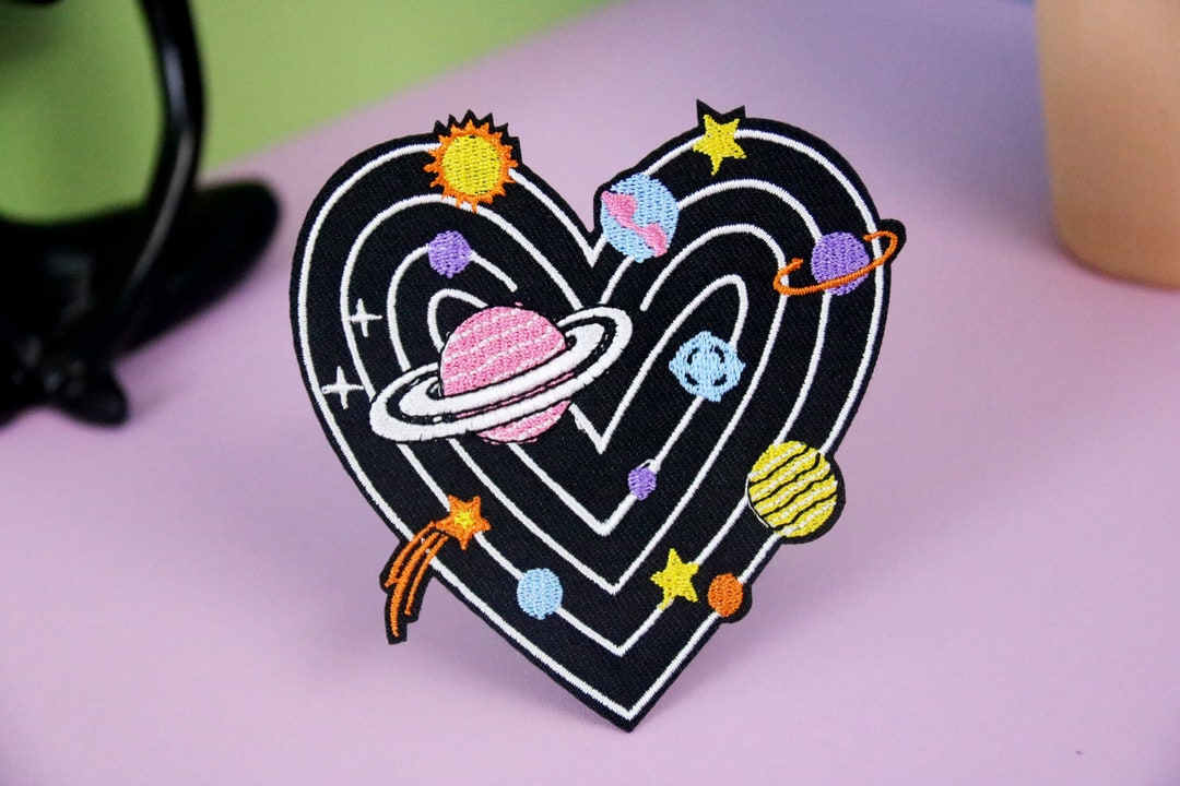 Space Patch, Galaxy Patch, Planets Patch, Iron on Patch, Embroidered ...