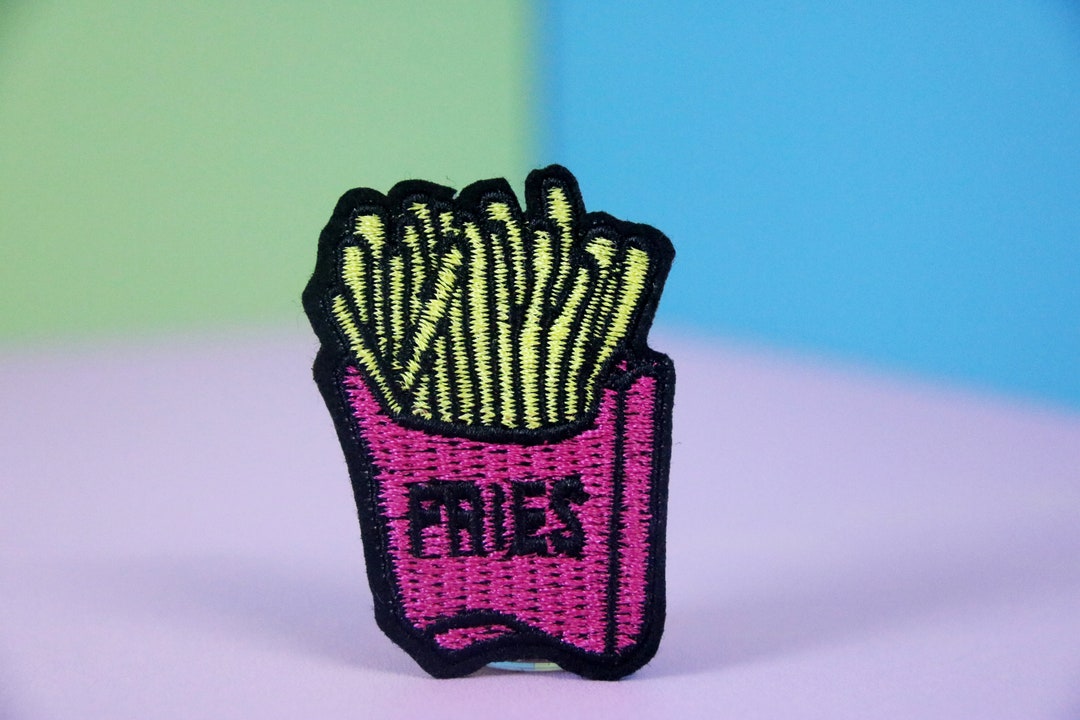 Chips Patch, French Fries Patch, Iron on Patch, Embroidered Patch ...