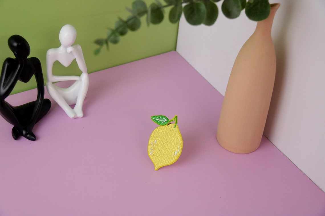 Gorgeous Lemon Patch, Iron on Patch, Embroidered Patch, Applique, Patch ...