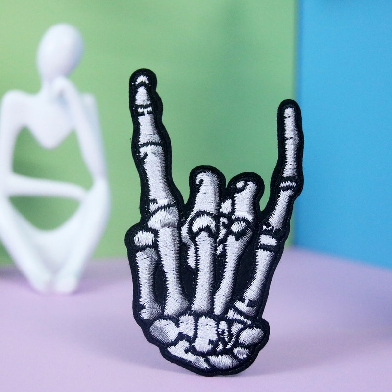 Embroidered Rock Patches - Etsy