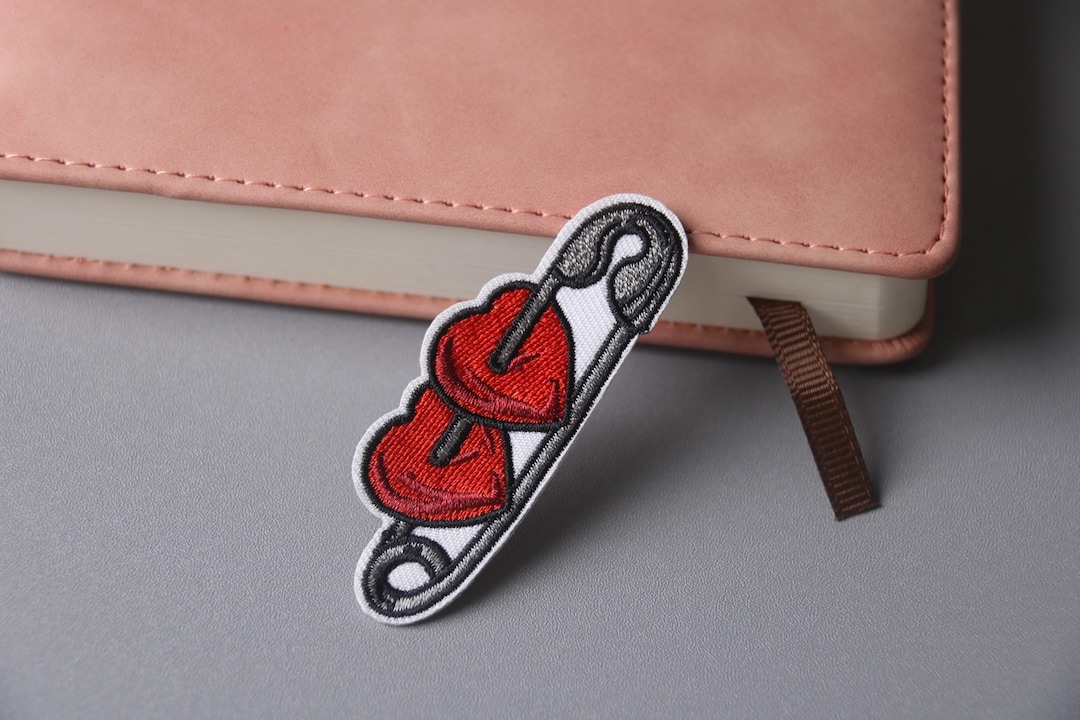 Cupid's Pin Patch, Cupid's Arrow Patch, Red Heart, Iron on Patch ...