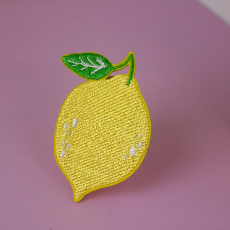Lemon Applique - Etsy