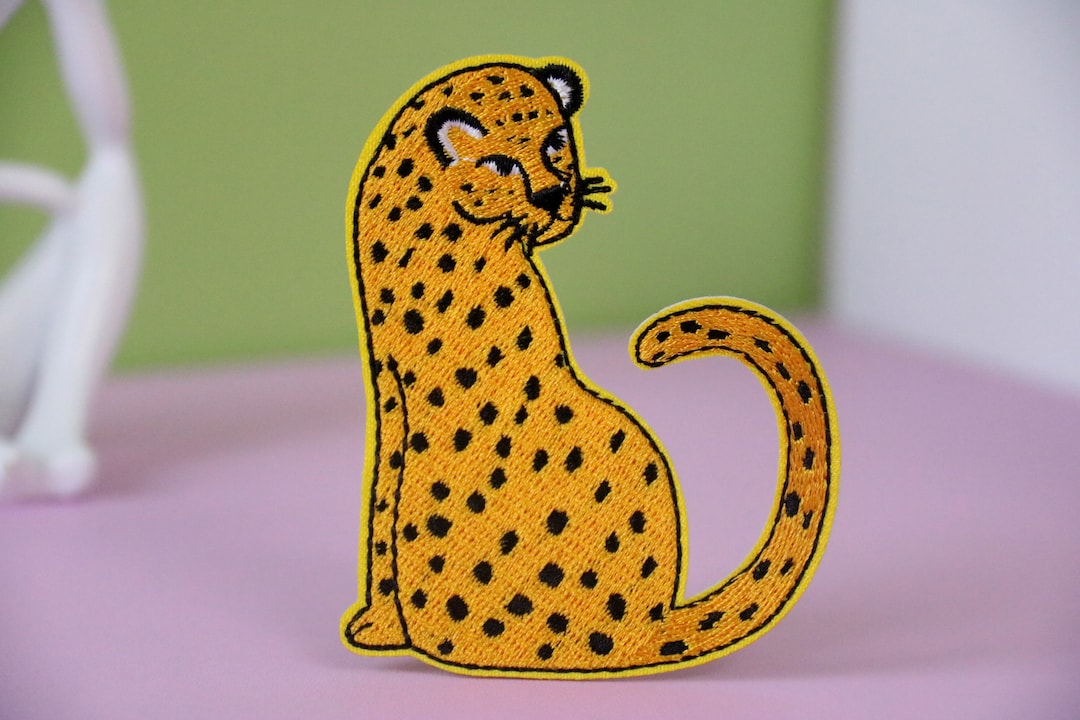 Leopard Patch, Cheetah Patch, Iron on Patch, Embroidered Patch ...