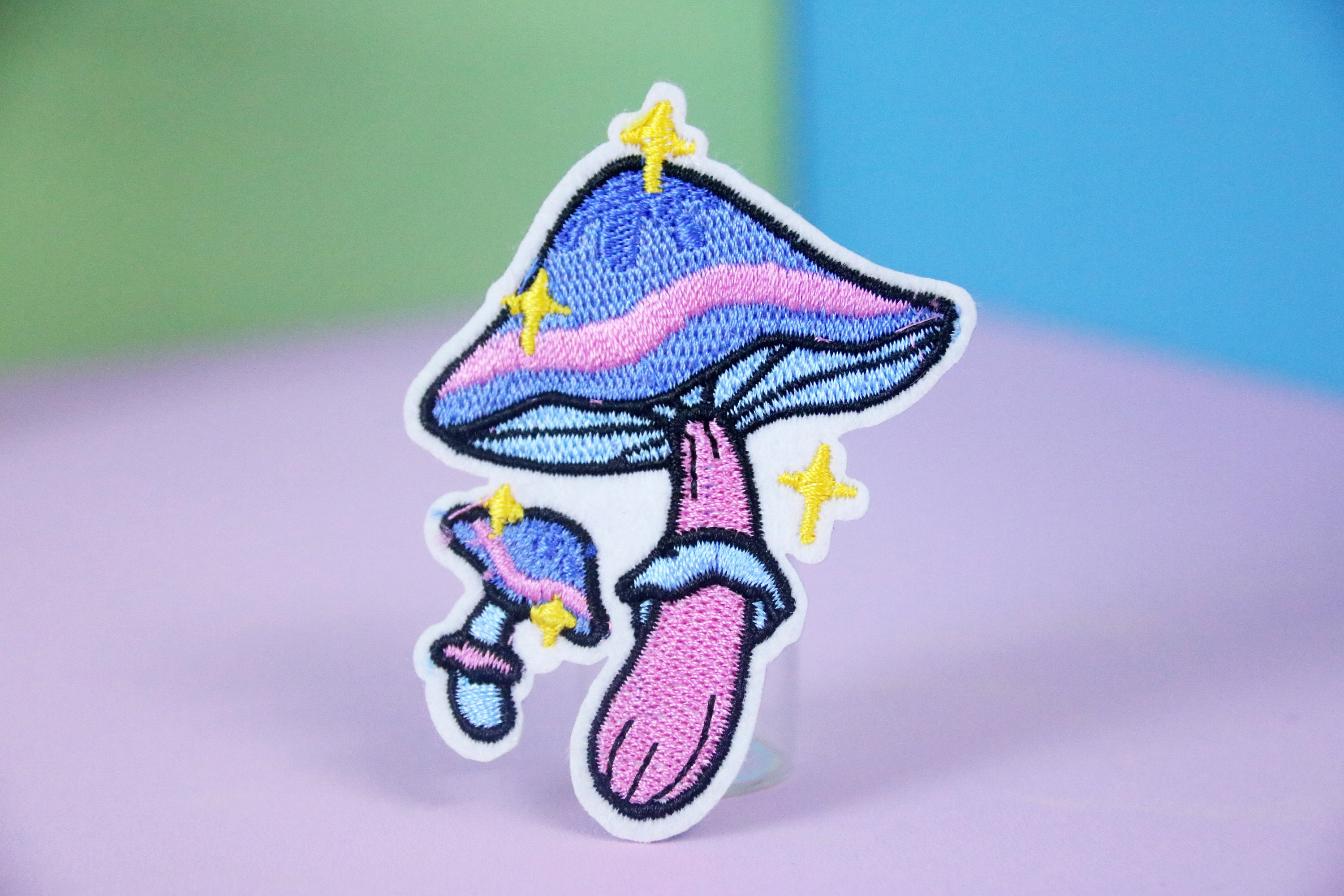 Poisonous Mushroom Patch, Iron on Patch, Embroidered Patch, Applique ...