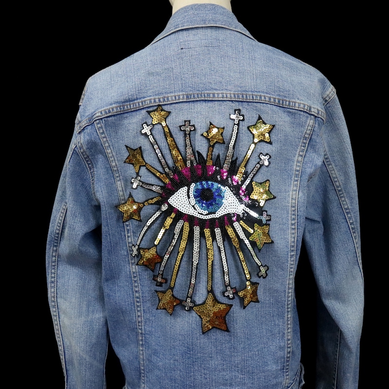 Sequin Evil Eye Patches - Etsy